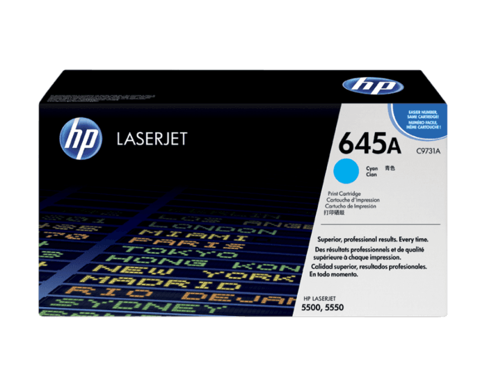 HP 645A 시안 정품 레이저젯 토너 카트리지 | HP 코리아